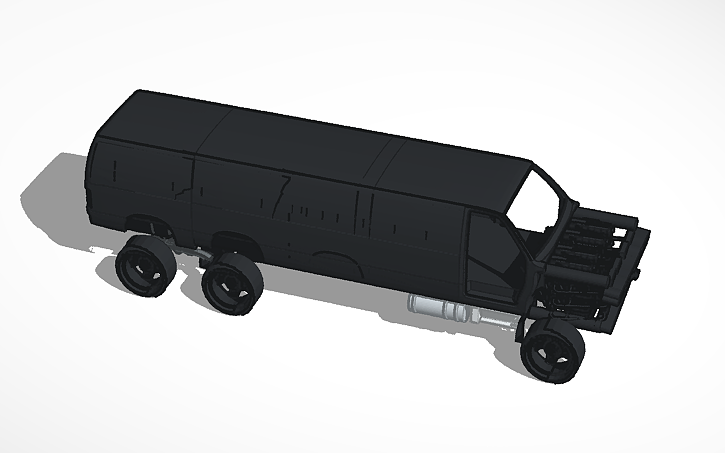 3D design Copy of 1/24 rc van body - Tinkercad