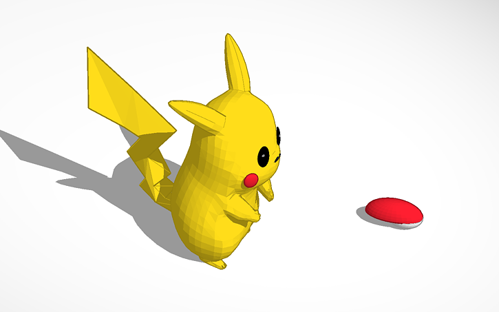 3D design pokemon - Tinkercad