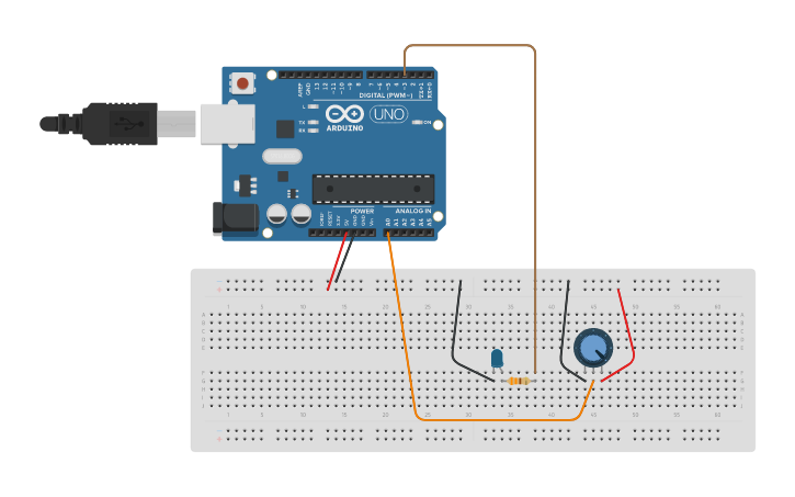 Circuit design Practica_4 - Tinkercad