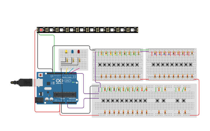 Circuit design Elevador - Tinkercad