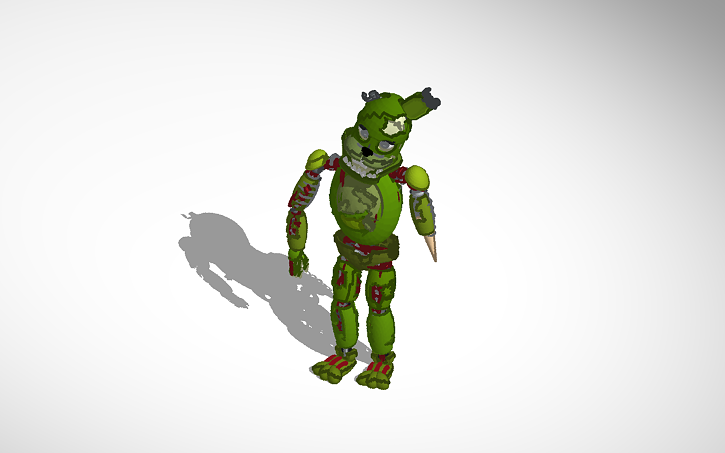 3D design FNAF 6 and UNC Afton/Scraptrap - Tinkercad