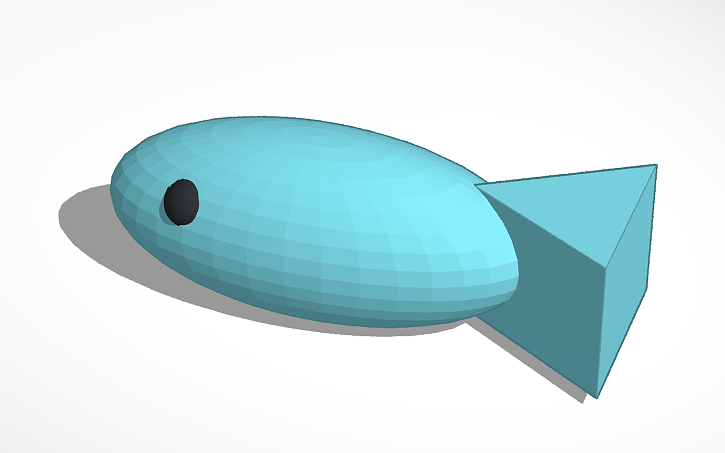 3D design fishy - Tinkercad