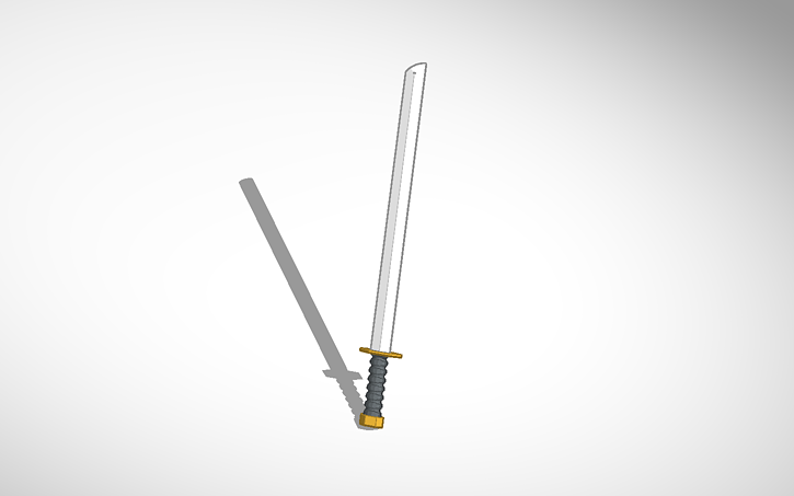 3D design Legendary sword | Tinkercad