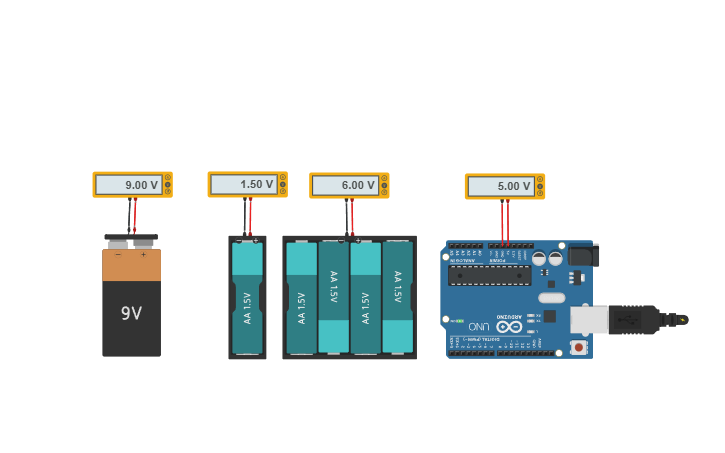 Circuit design Power Supply - Tinkercad