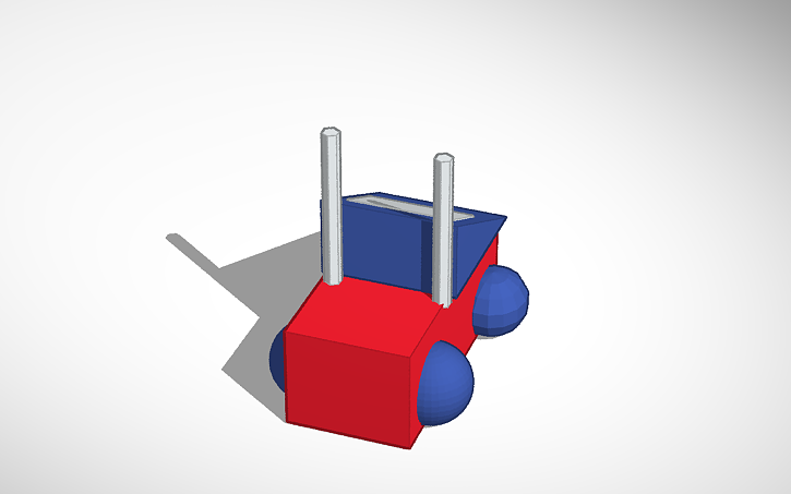 3D design Block AutoBot - Tinkercad