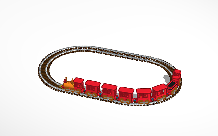 3D design Train - Tinkercad