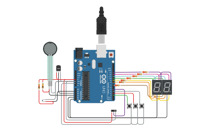 Circuit design Parcial SPD Parte 2 | Tinkercad