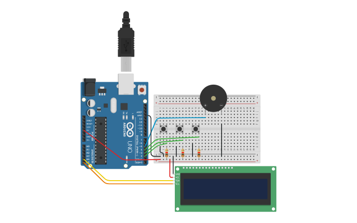 Circuit Design The Final Countdown Tinkercad