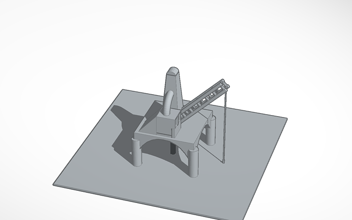 3D design Oil Platform | Tinkercad