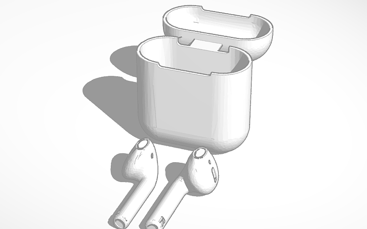 3D design Air Pods - Tinkercad
