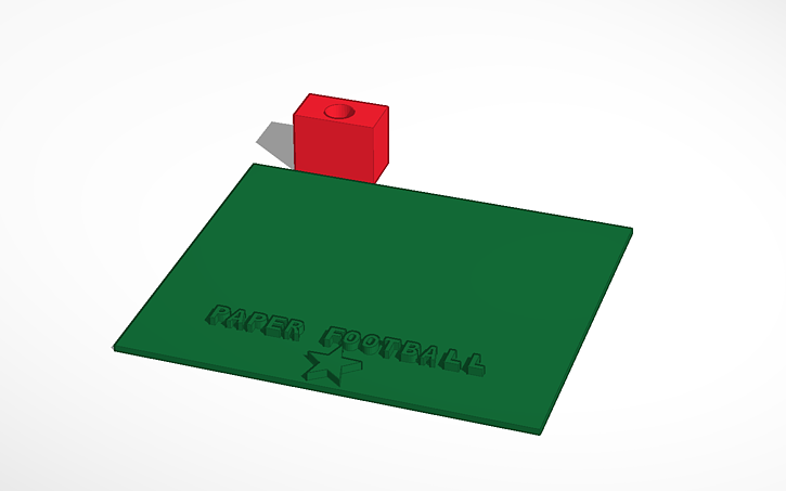 3D design Paper Football Field | Tinkercad