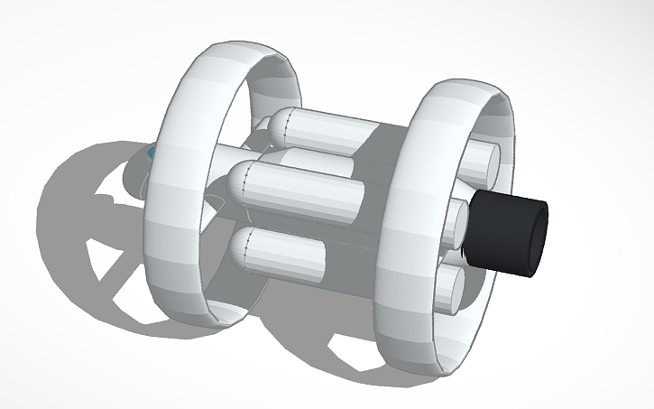 3D design warp drive starship - Tinkercad