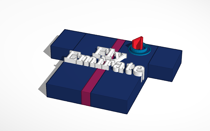 3D design PSG Jersey - Tinkercad