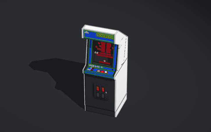 3D design centipede arcade - Tinkercad