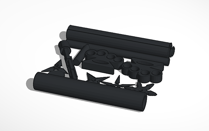 3D design ninja gadgets - Tinkercad