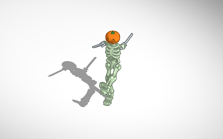 3D design Skeleton ninja | Tinkercad