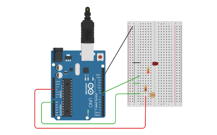 Circuit design Task 4 - Tinkercad
