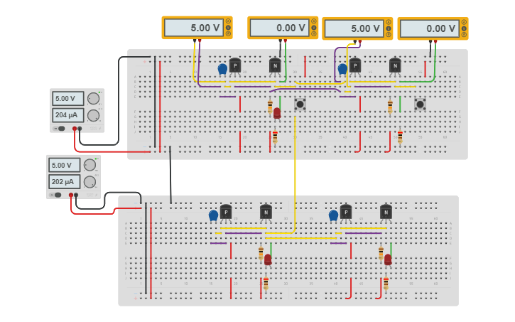 Circuit design Latching v5.0 | Tinkercad