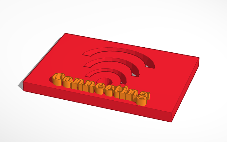3d Design Wi Fi Tinkercad