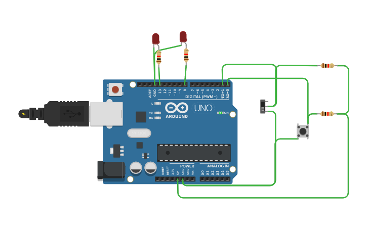 Circuit Design Ex3 Atividade Arduino Tinkercad