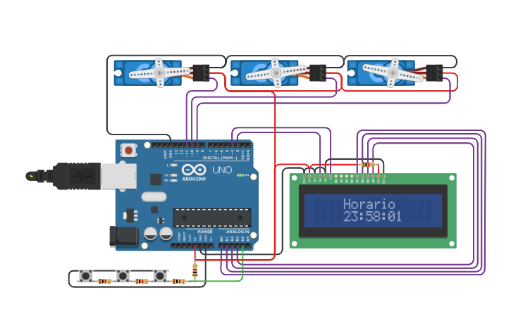 Circuit design TP_2 SDP | Tinkercad