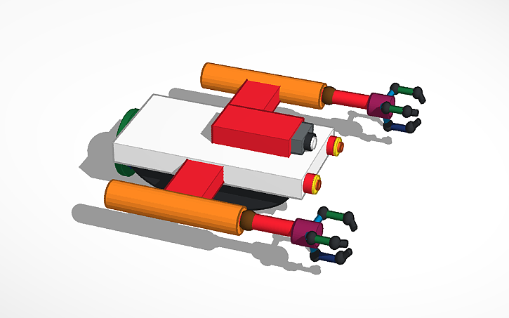 3D design The UnderWater research robot - Tinkercad