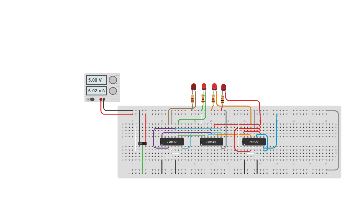 Circuit design Copy of 4 bit synchronous up counter using JK flip flops ... Circuit design Copy of 4 bit synchronous up counter using JK flip flops ...