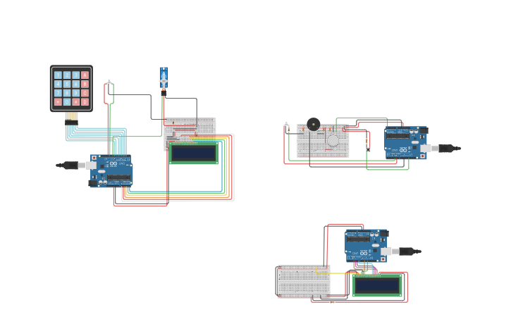 Circuit design Home System - Tinkercad