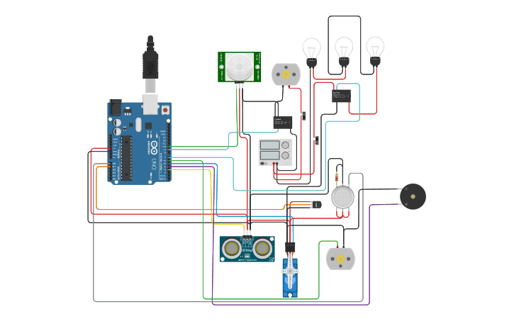 Circuit design TAREA 1 UNIDAD 4 - Tinkercad