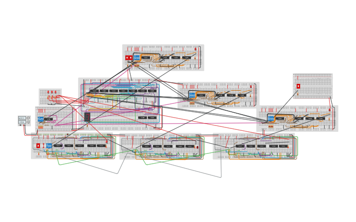Circuit design INVERTIDO - Tinkercad