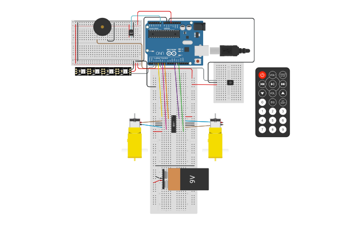 Circuit design Projeto Final | Tinkercad