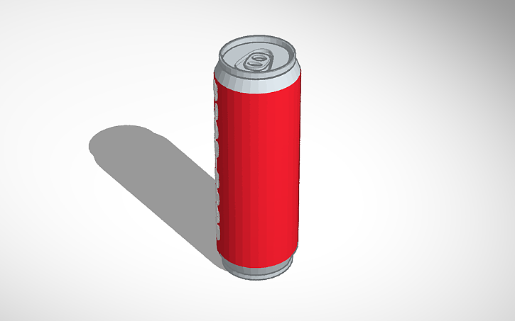 3D design Coca Cola Can | Tinkercad
