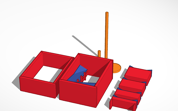 3D design marble-machine - Tinkercad