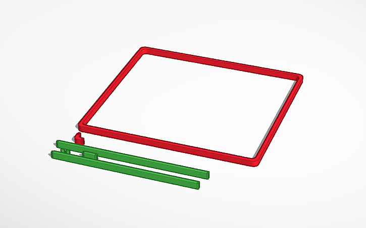 3D design Snap Together Picture Frame - Tinkercad