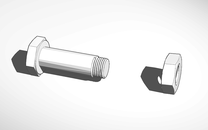 3D design Screw - Tinkercad
