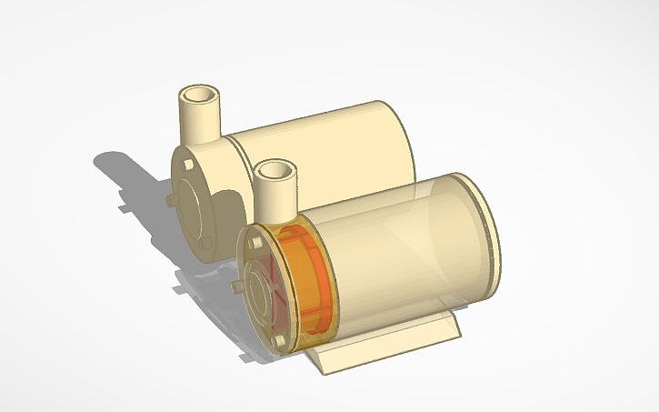 3D design Submersible Mini Motor - Tinkercad