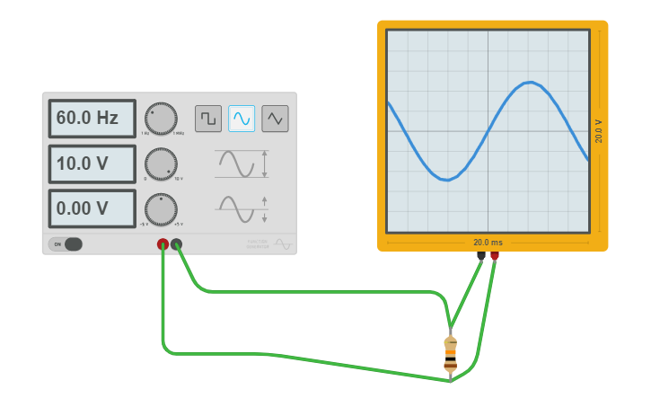 Circuit design fuente AC - Tinkercad