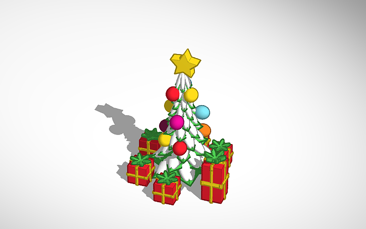 3D design Christmas Tree - Tinkercad