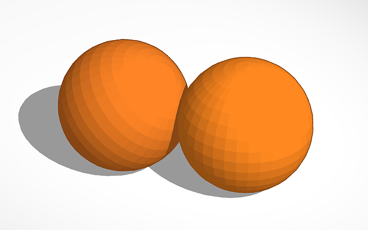 3D design a orange | Tinkercad