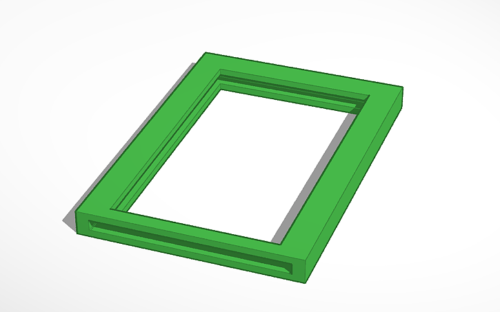 3D design Card holder - Tinkercad