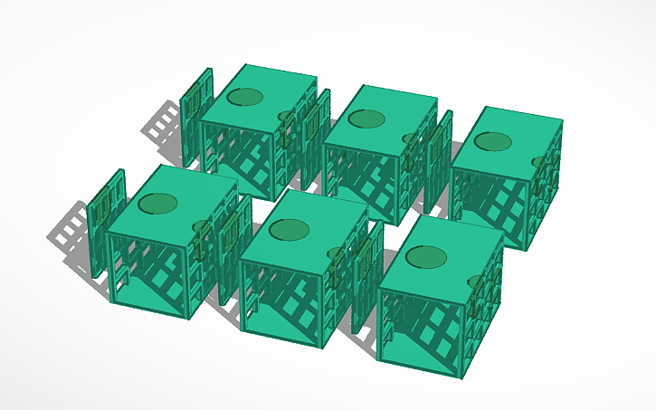 3D design cages - Tinkercad