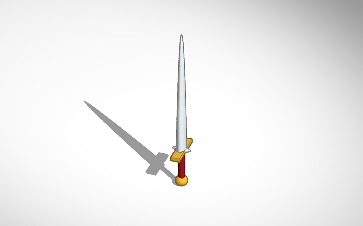 3d Design Excalibur Tinkercad
