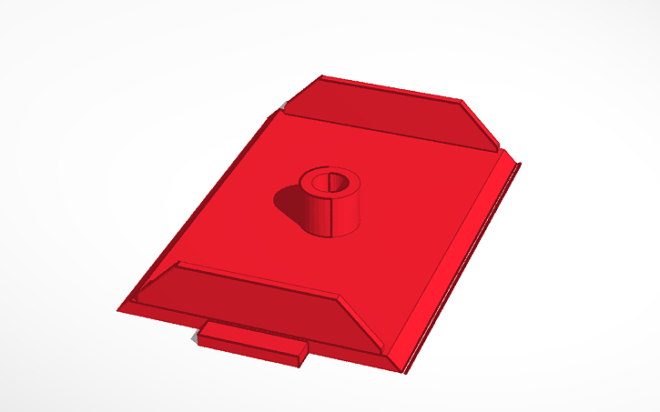 3D design Giano Pi temperature sensor plate | Tinkercad