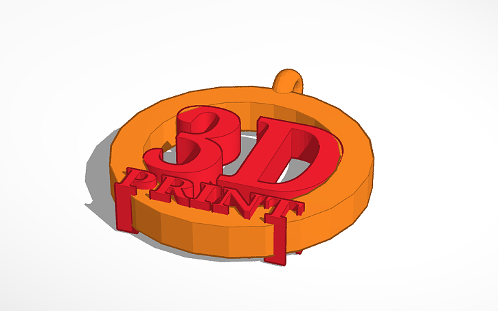 3D design 3D print Ornament - Tinkercad