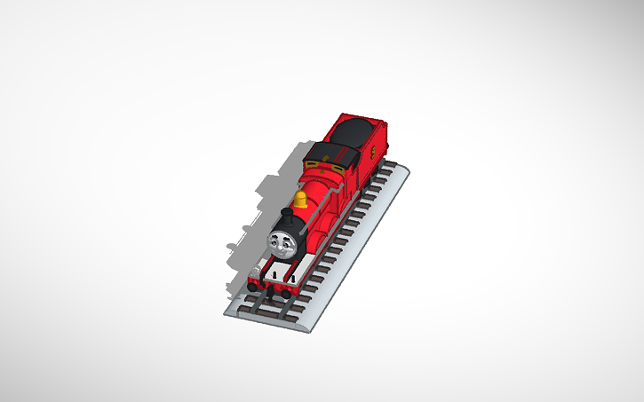 3D design James The Red Engine - Tinkercad