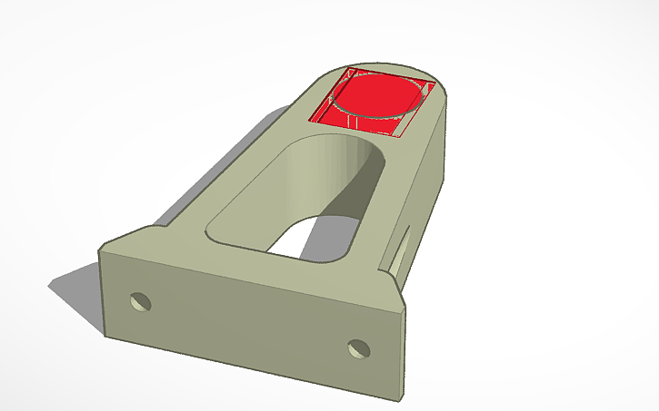 3D design bathroom towel bar mounting hardware for moen bar - Tinkercad