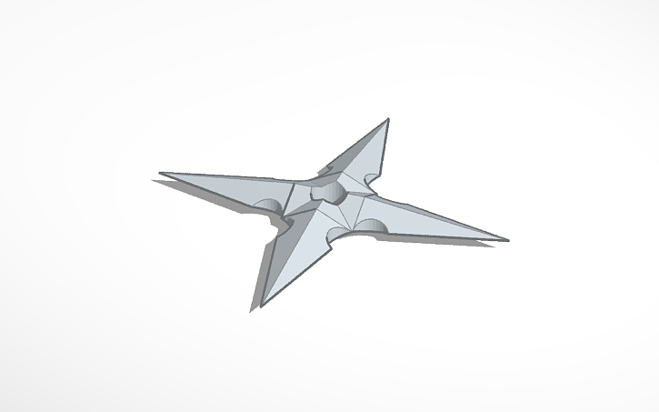 3D design Shuriken Thing - Tinkercad