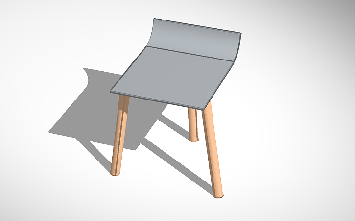 3D design Modern Discreet Chair/stool | Tinkercad