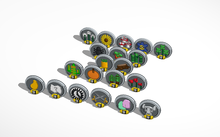 3D design bee swarm simulator badges hotshot - Tinkercad