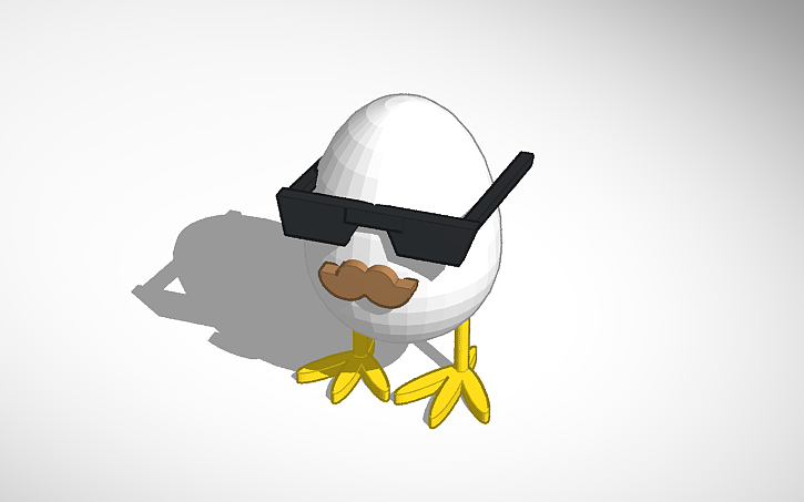 3D design Mr. Eggy - Tinkercad